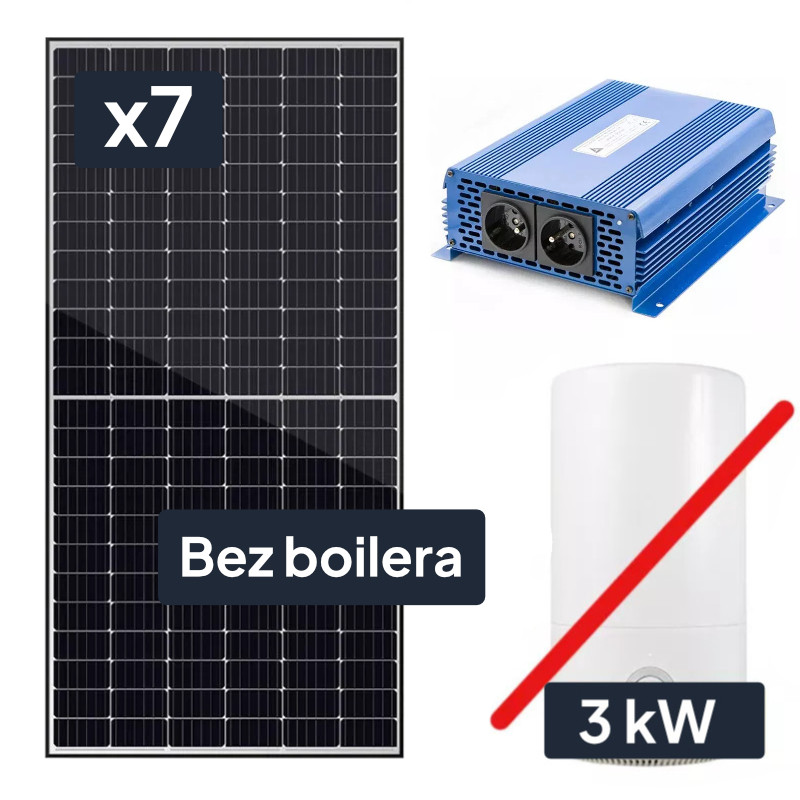 Solarny podgrzewacz wody 3kWp Panele słoneczne IBC Solar - Sologen